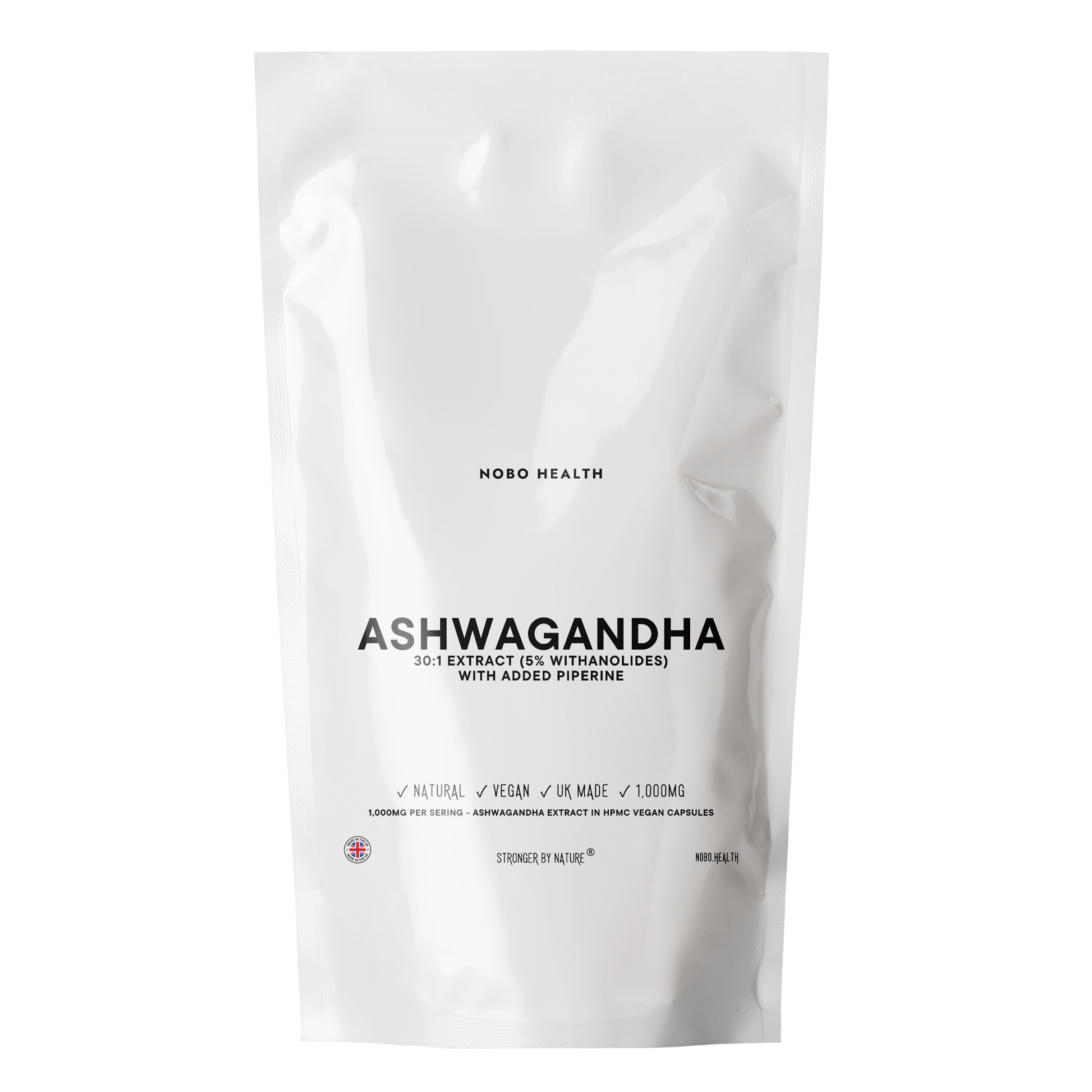 Ashwagandha Extract (5% Withanolides) Capsules – NoBo